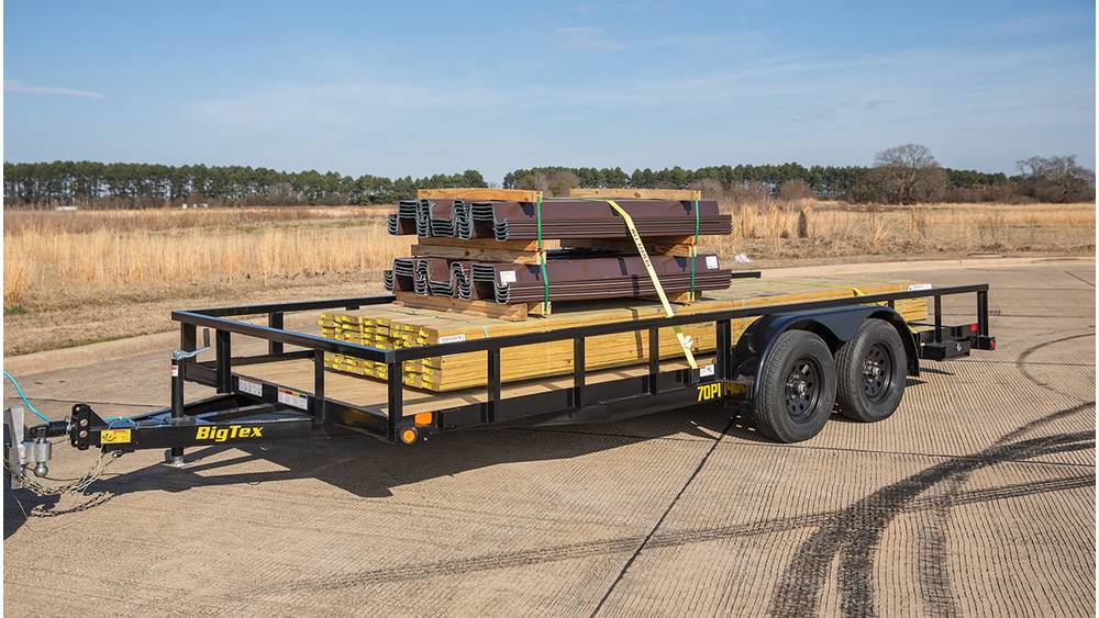 Big Tex Trailers 70PI-16XBK4RG2B utility/ landscaping trailer ...