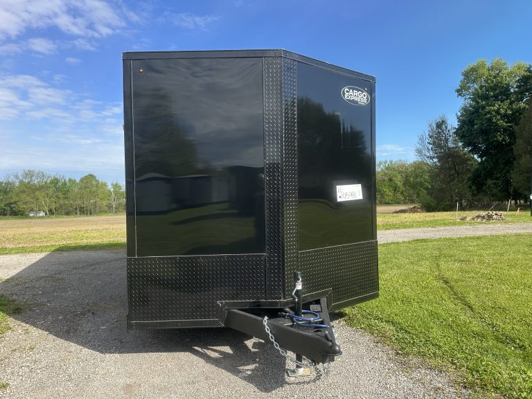 Cargo Express 8.5ft x 24 ft enclosed/cargo trailer. 10K gvwr, BLACK on ...