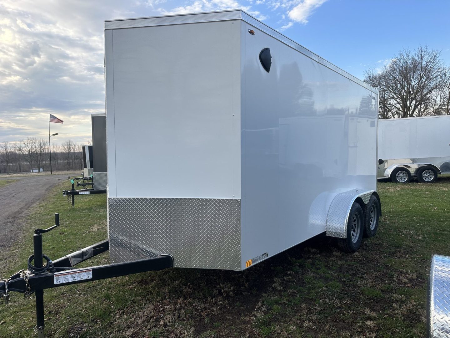 Legend Cargo trailer 7ft x 16 ft STVTA35 Enclosed Trailer, Cyclone ...