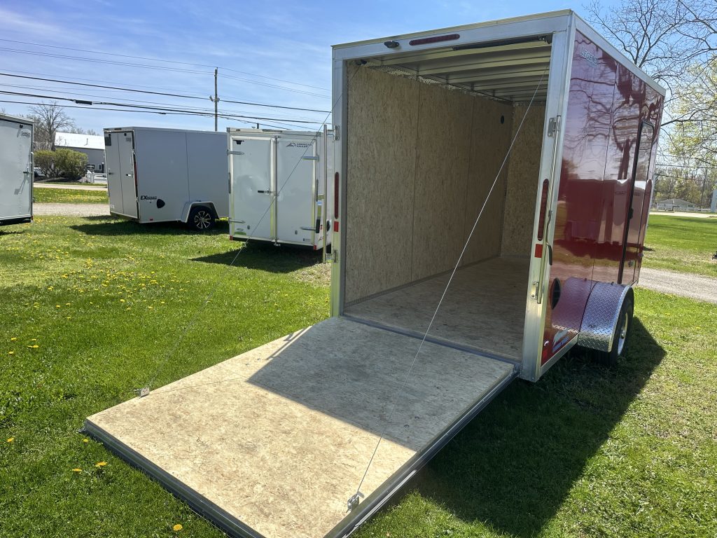 Legend Aluminum 6 ft x 13 ft enclosed trailer # 9972 model 6x13TVSA30 ...