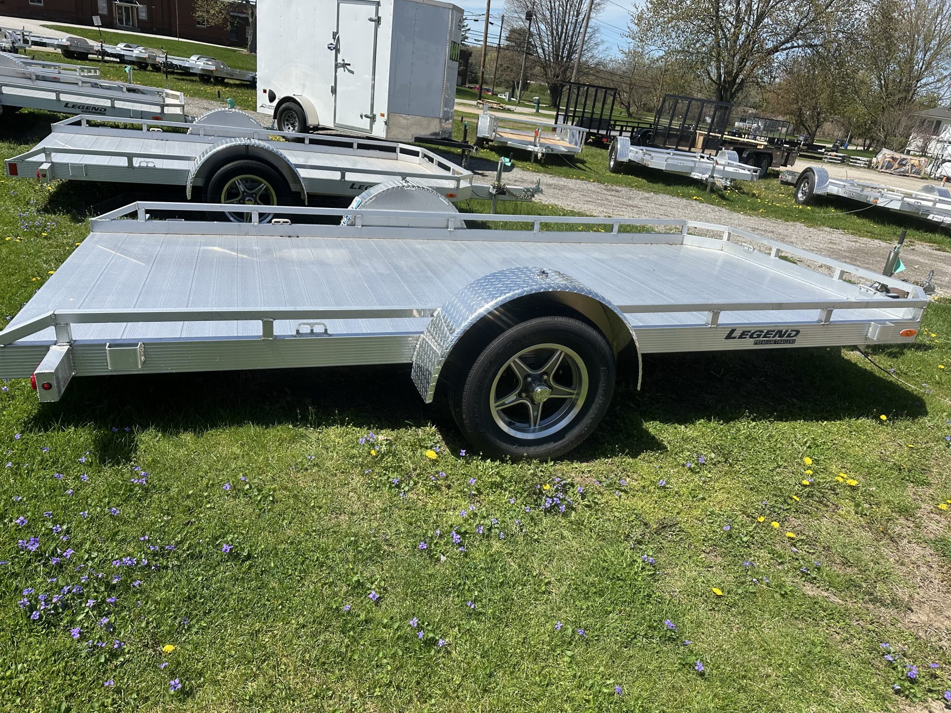 Legend 7 ft x 14 ft aluminum TILT utility trailer #0011 model ...