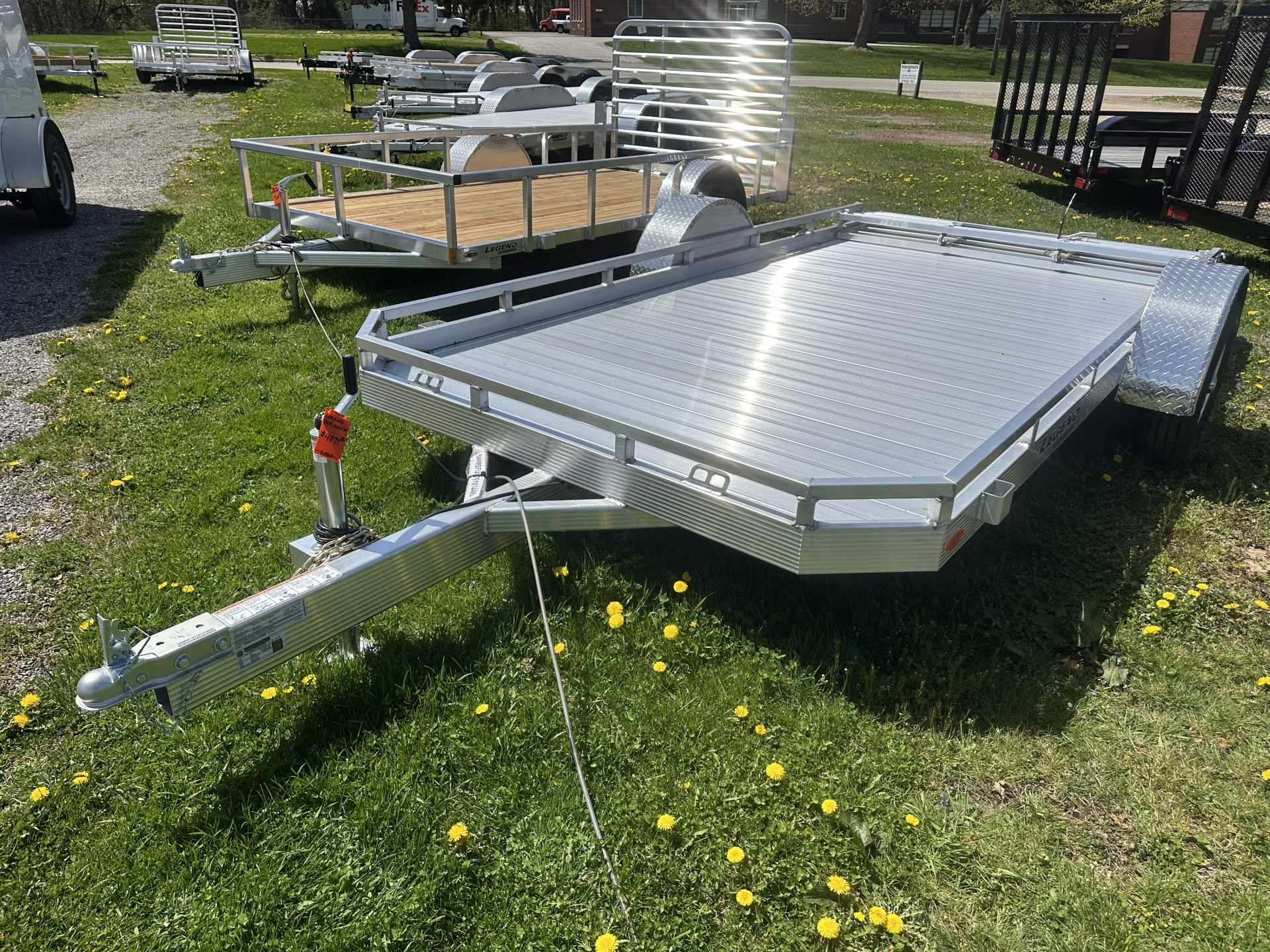 Legend 7 ft x 14 ft aluminum utility trailer #4488 model 7x14UGSA30 ...