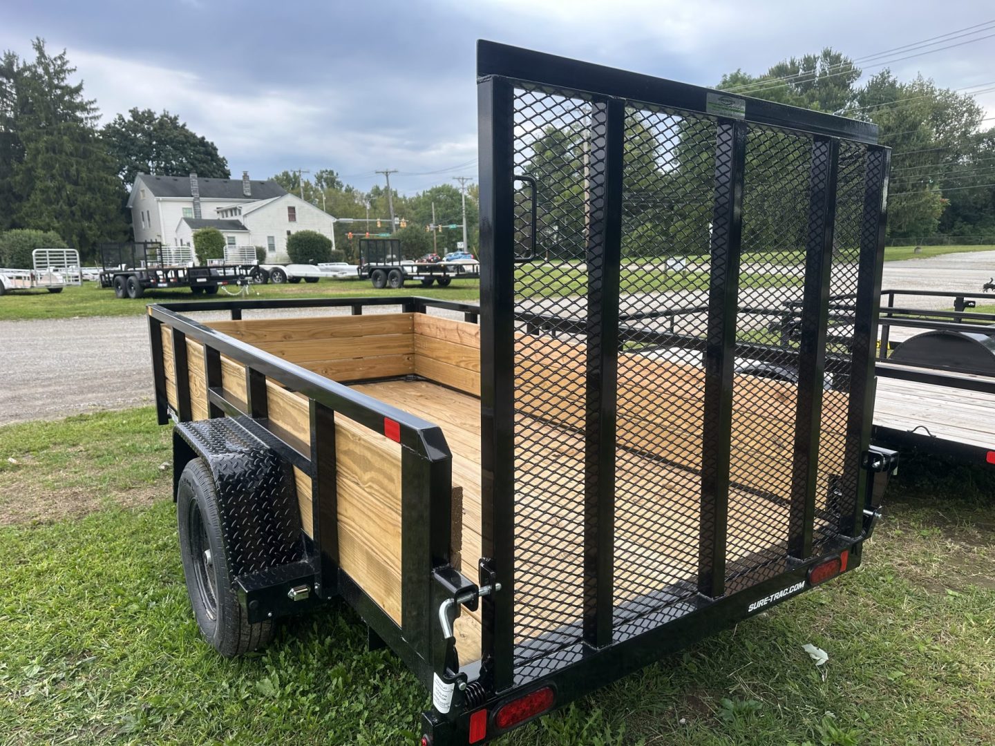 Sure Trac 5 x 10 Three Board High Side utility trailer STUTB6210-BP-030 ...
